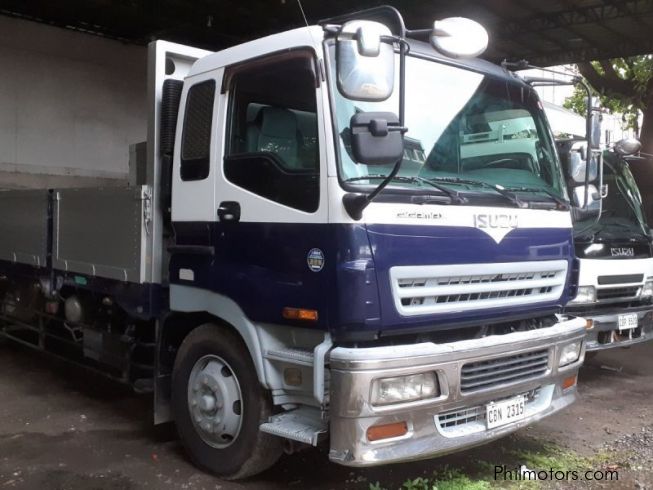 Used Isuzu Giga 10 Wheeler Cargo Dropside Truck with Molye 32FT 6WF1 ...