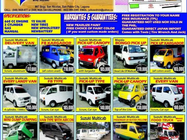 Used Suzuki Multicab All kinds of Multicab from 4WHEELS MOTORS | 2016 ...