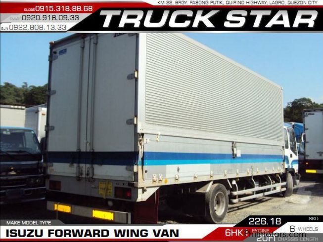 Used Isuzu Forward Wing Van | 2018 Forward Wing Van for sale | Quezon ...