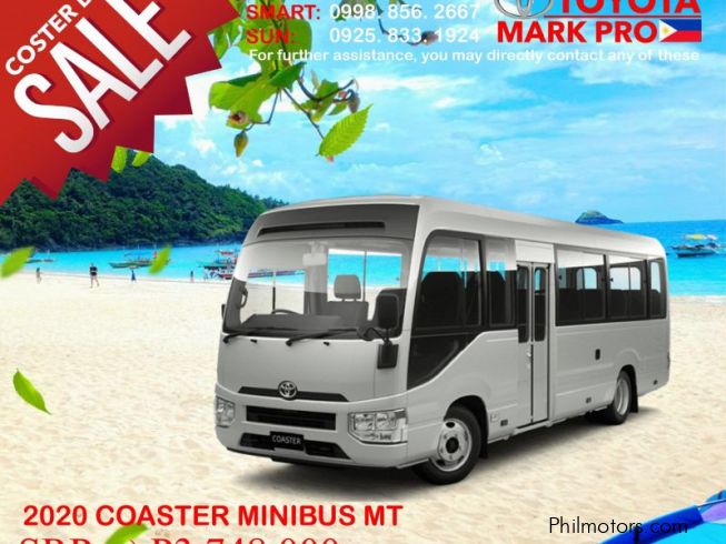 New Toyota Coaster Minibus 4.0L MT Philippines | 2020 Coaster Minibus 4 ...