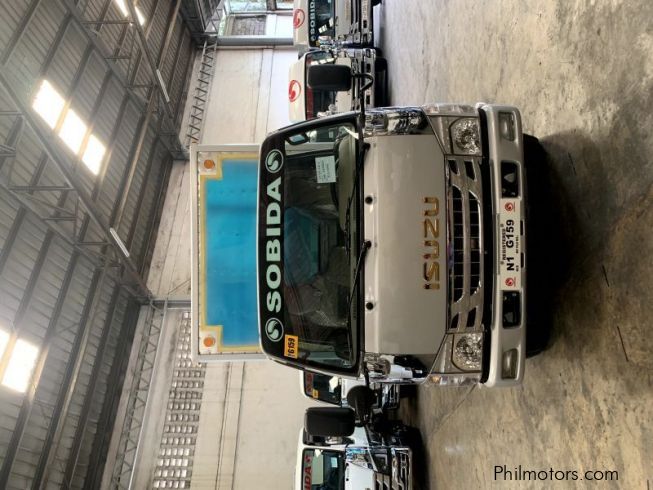 Used Sobida isuzu elf surplus aluminum closed van n-series nkr canter ...