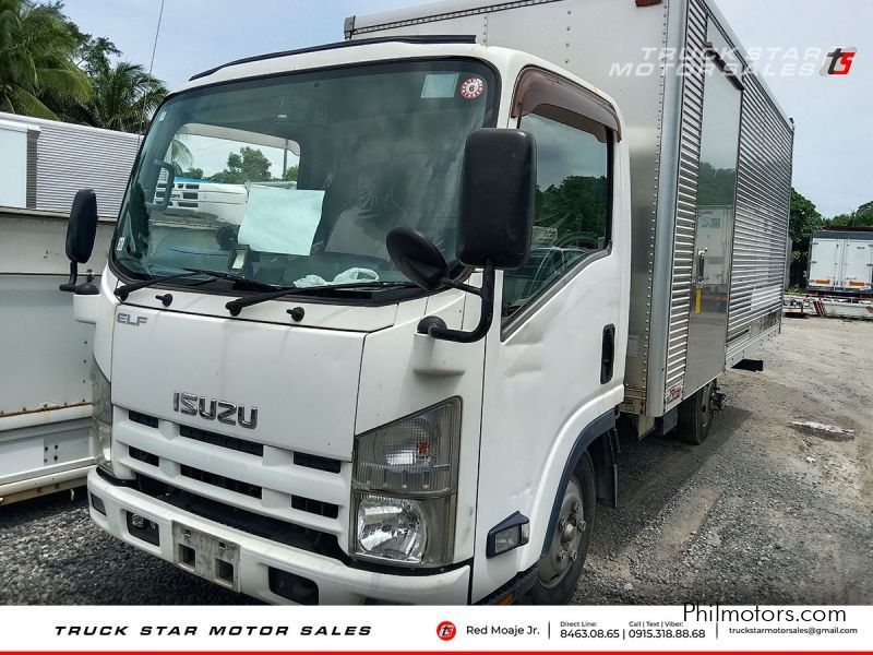 Used Isuzu Elf Closed Van Truck | New Model | Wide | Truck For Sale ...
