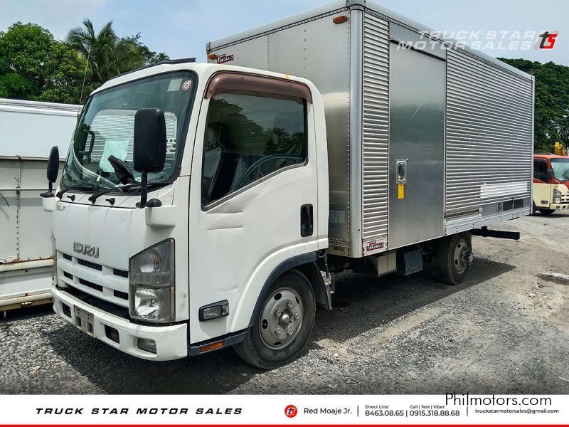 Used Isuzu Elf Closed Van Truck | New Model | Wide | Truck For Sale ...