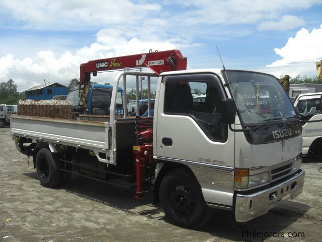 Used Isuzu ISUZU ELF BOOM TRUCK W/ PG | 2002 ISUZU ELF BOOM TRUCK W/ PG ...