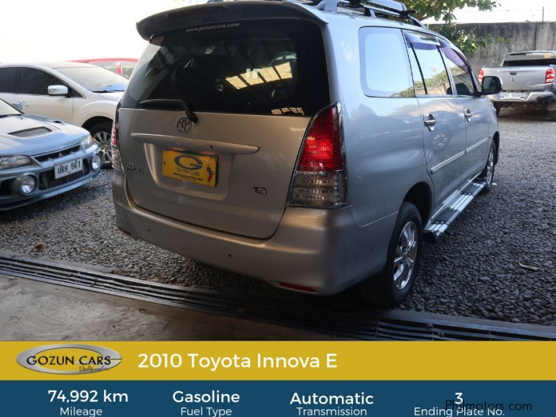 Used Toyota Innova E | 2010 Innova E for sale | Pampanga Toyota Innova E sales | Toyota Innova E ...