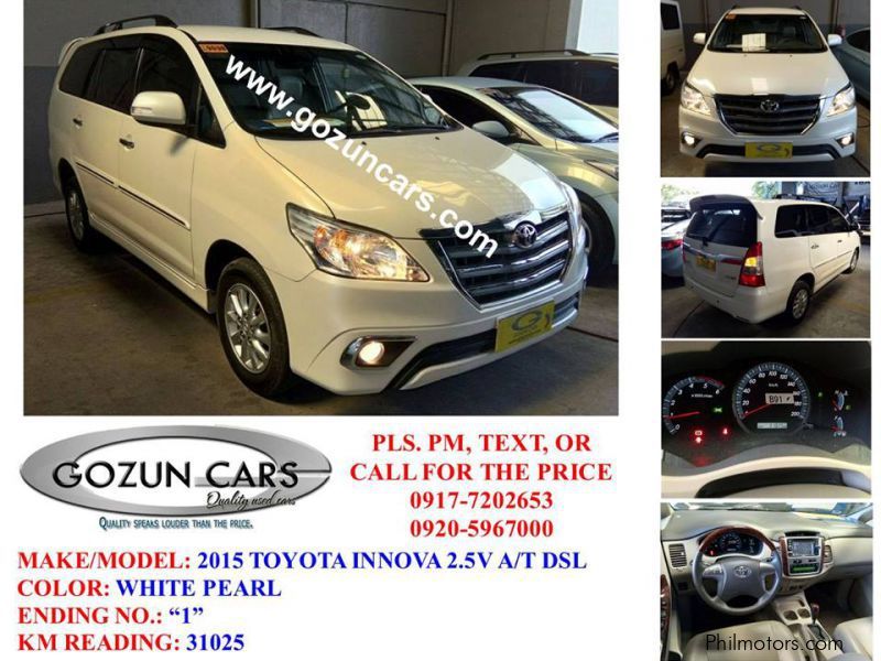 Used Toyota Innova | 2015 Innova for sale | Pampanga Toyota Innova ...