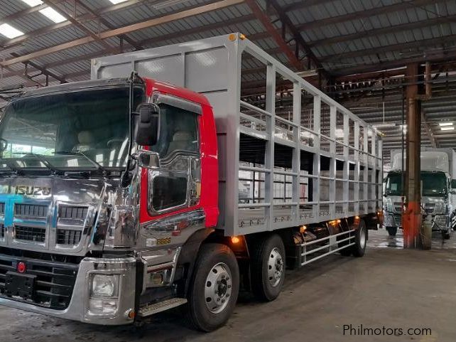 Used Isuzu Sobida double decker with tail power lifter 8-wheel, 6uz1 6 ...