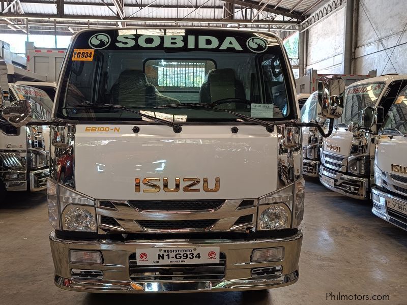 Used Sobida Isuzu elf surplus reconditioned eb100n semi high side ...