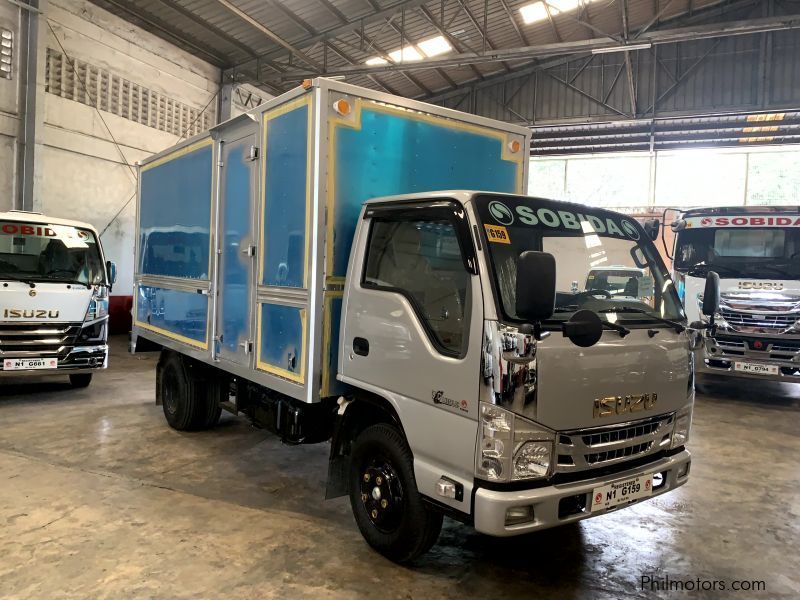 Used Sobida isuzu elf surplus aluminum closed van n-series nkr canter ...