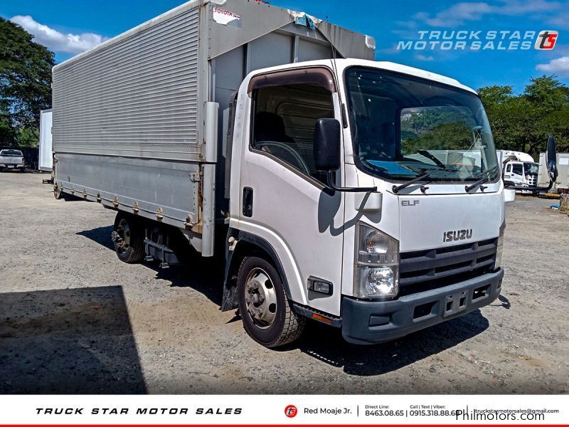 Used Isuzu Elf Wing Van Truck | New Model | Wide | Truck For Sale ...