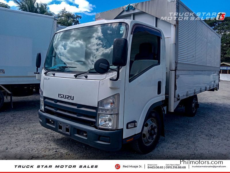 Used Isuzu Elf Wing Van Truck | New Model | Wide | Truck For Sale ...